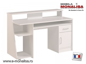 Birou Tineret Fabric | Birouri cu etajera si polita - Pret Promotie