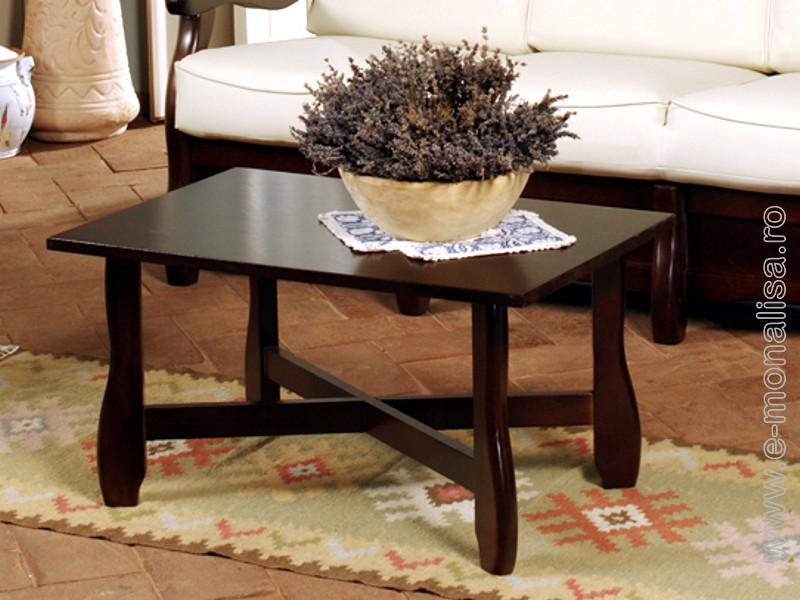 Masuta de Cafea din Lemn Masiv, Masute cafea pentru Living, sufragerie ...